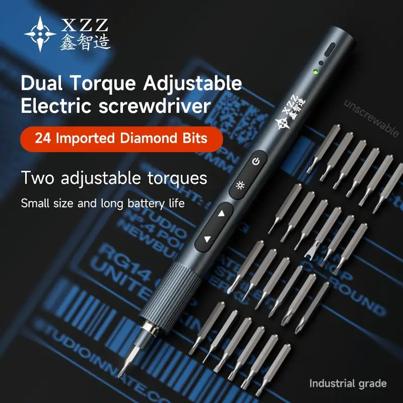XZZ ES24 Electric Screwdriver Set Precision Tool Repair Digital Cell ...