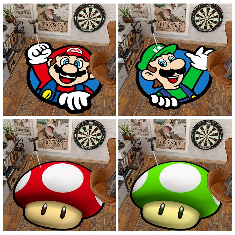 Anime-Super-Mario-Bros-Carpet-3D-Irregular-Home-Soft-Non-slip-Rugs ...