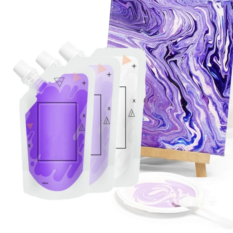 100ml-Fluid-Painting-Paints-DIY-Plaster-Ornaments-Handicrafts-Flowing ...