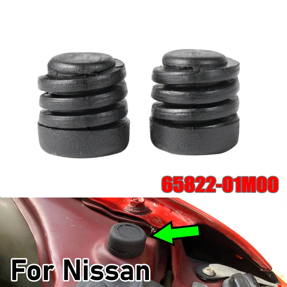 2x Car Bumper Bonnet Hood Lid Tailgate Rubber Stop Buffer For Nissan ...