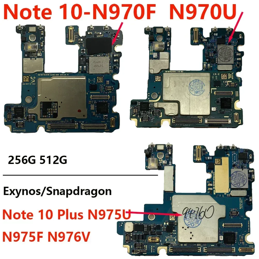 Placa-base-desbloqueada-para-Samsung-Galaxy-NOTE-10-Plus-5G-N975F-N976B ...