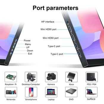 13.3” Portable Monitor 1920x1080 Touchscreen (with Other Logo for Cheap ...