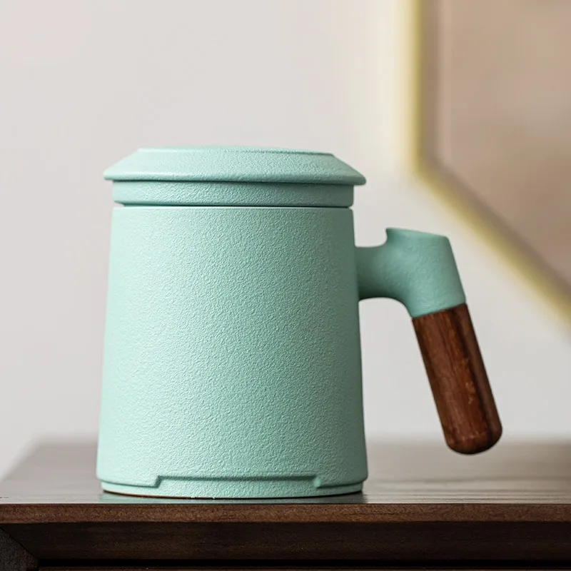 450ml-Tea-Cup-Ceramic-Household-Filter-Tea-Separation-Mug-with-Lid ...