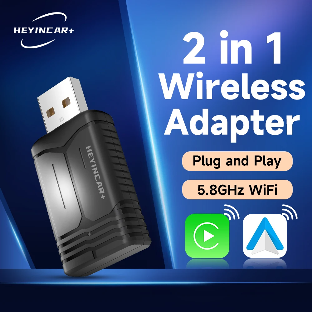 HEYINCAR-adaptador-inal-mbrico-para-coche-CarPlay-Android-para-Golf ...