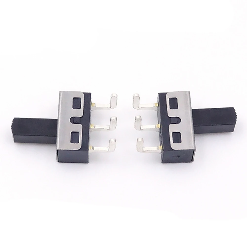 100pcs Flip switch SS12D06G5,two position,three pin sliding power ...