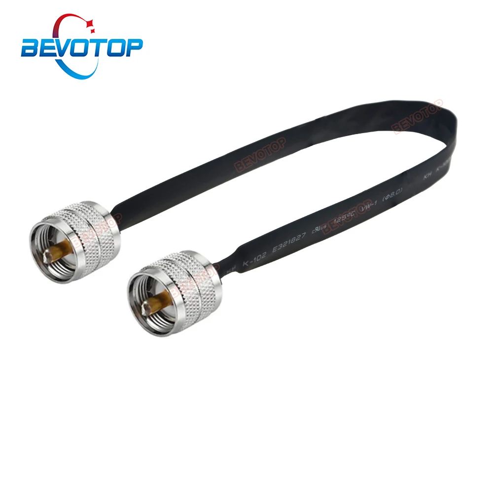 UHF PL-259 UHF Male to UHF Male PL259 Plug Window Pass Adapter RF ...