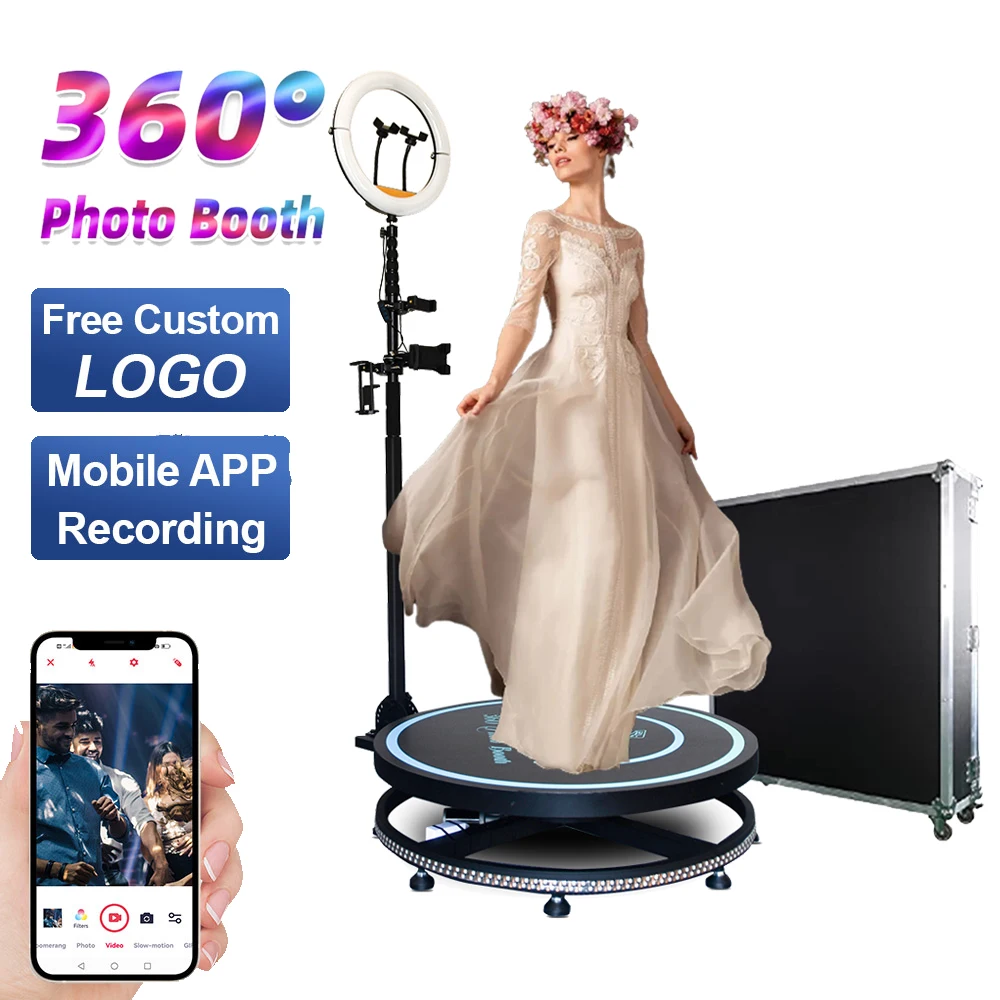 360 Photo Booth Automatic Photobooth Machine Video Camera machine for ...