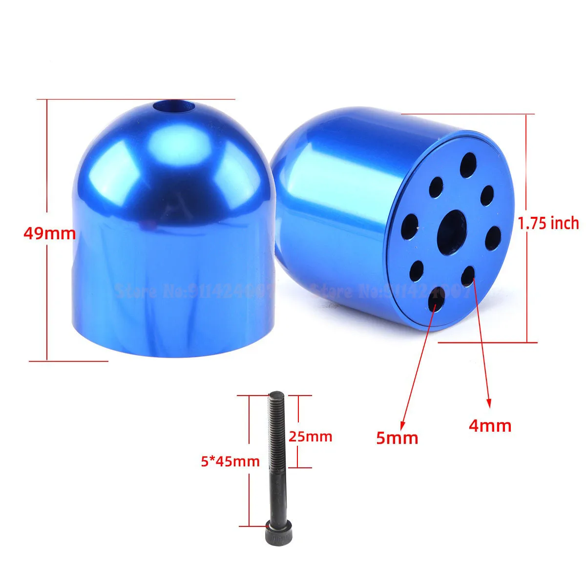 RC-Parts-6STARHOBBY-1-75in-45mm-Aluminum-Alloy-Spinner-for-DLE30-55 ...