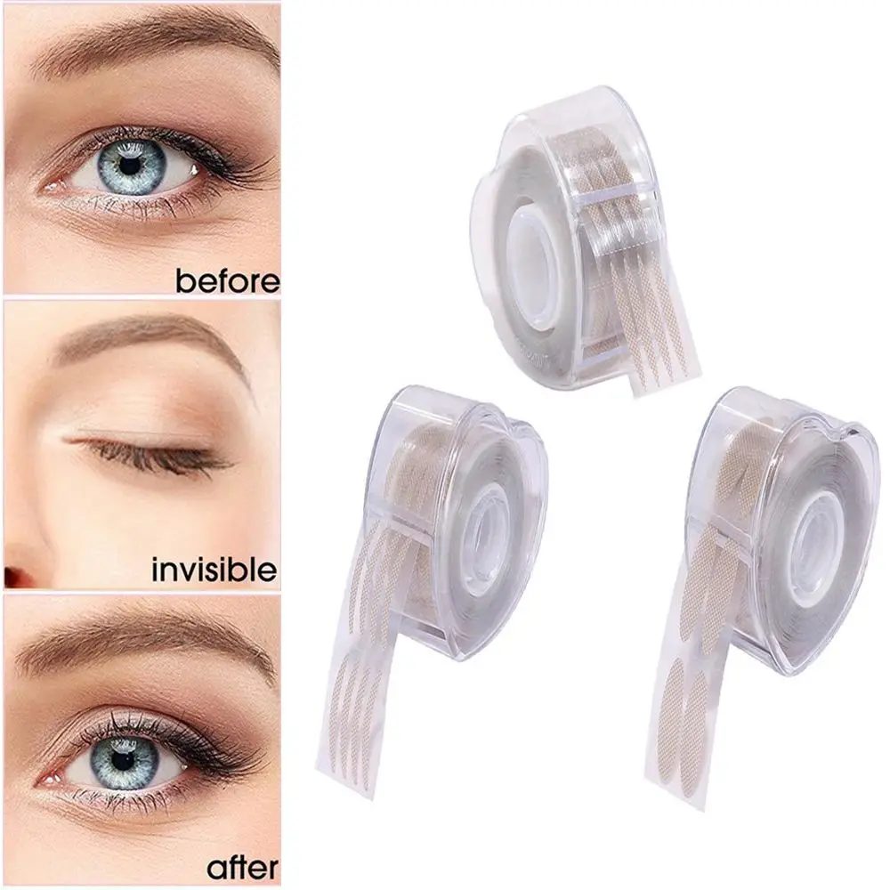 Women Beauty Breathable Invisible Fiber Eye Lift Strips Double Side ...