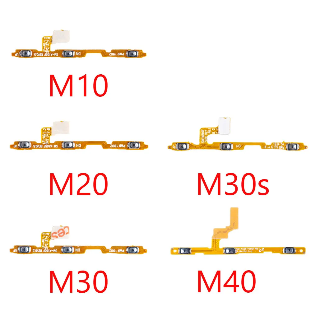 Volume Power Switch On Off Button Key Flex For Samsung M10 M20 M30 M30S M40