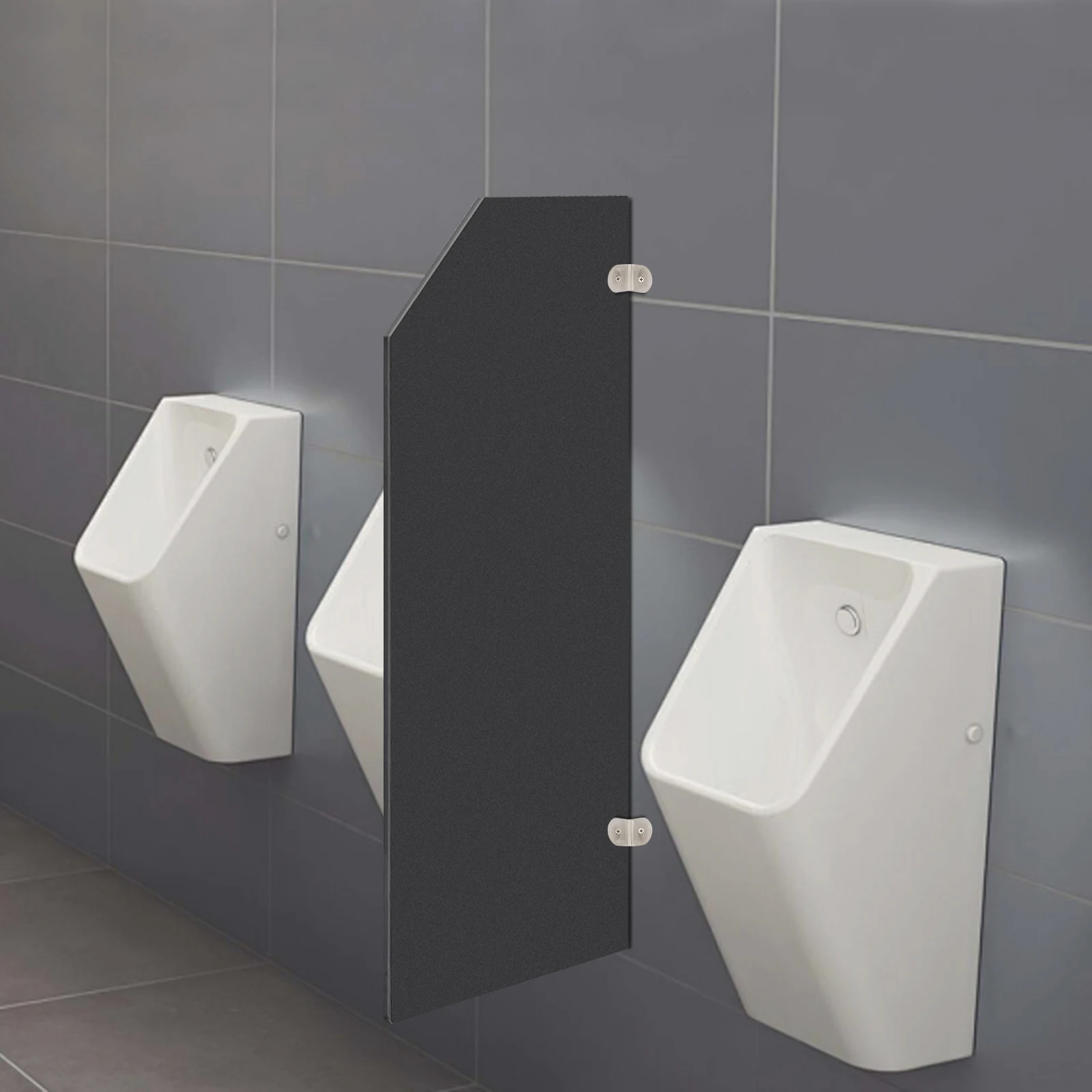 Urinal Partition Round Cone Angle Wall-Mounted Compartment for Toilet ...