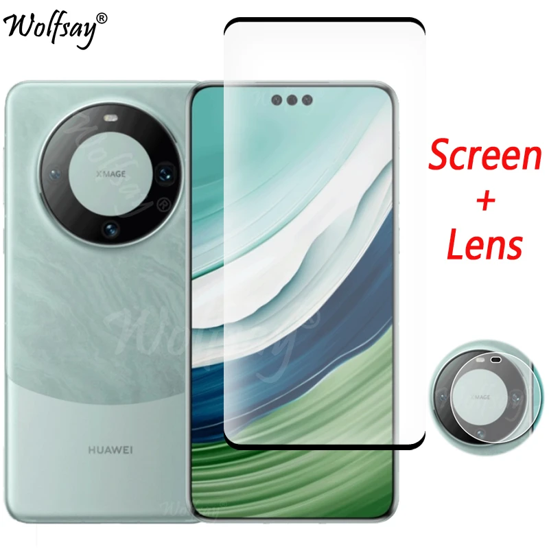 Full Cover Tempered Glass For Huawei Mate 60 Pro Screen Protector ...