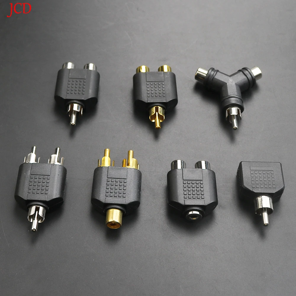 1-piece-3-5mm-to-RCA-Stereo-Female-Jack-Plug-Adapter-Headphone-Y-Audio ...