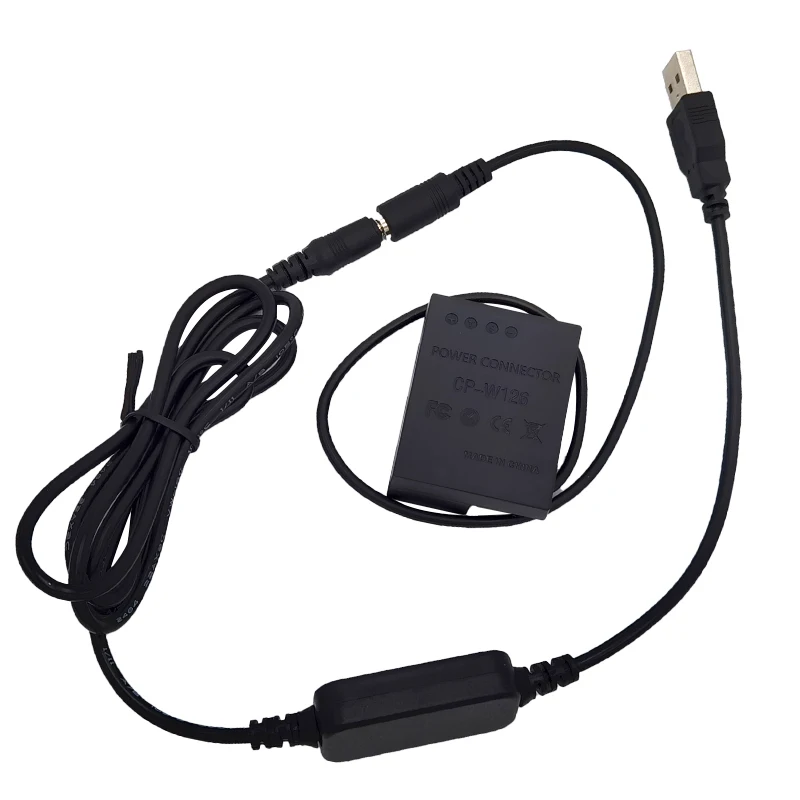5V USB Connector+ NP W126 Dummy Battery CP W126 DC Coupler for Fujifilm ...