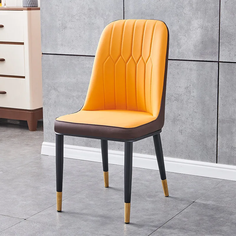 Leather Kitchen Dining Chairs Modern Luxury Furniture Restaurant Chair ...
