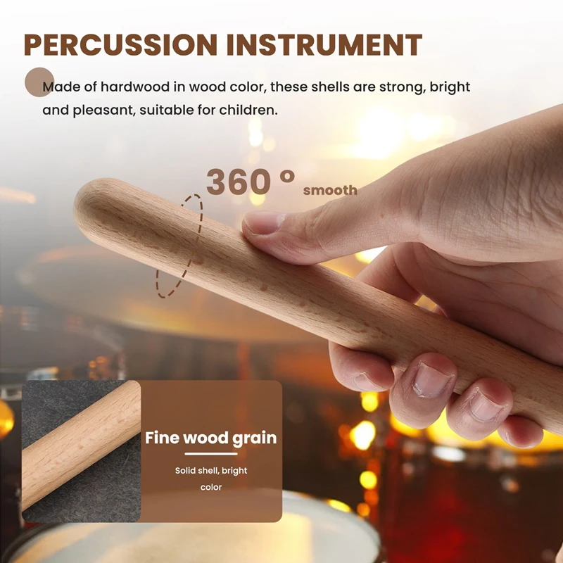 Wood Claves Percussion