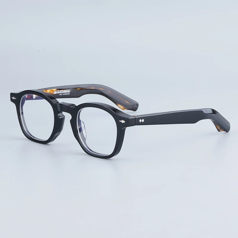 ZEPHIRIN 스팀펑크 스타일 JMM 아세테이트 안경테, 남성 패션 클래식 레트로 수제 안경, 스퀘어 디자이너 안경 ...