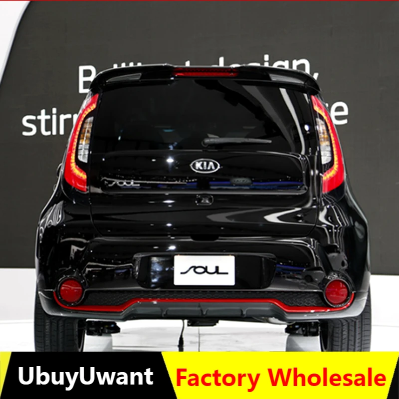 For Kia Soul 2017 2018 2019 High Quality ABS Material Car Rear Wing ...