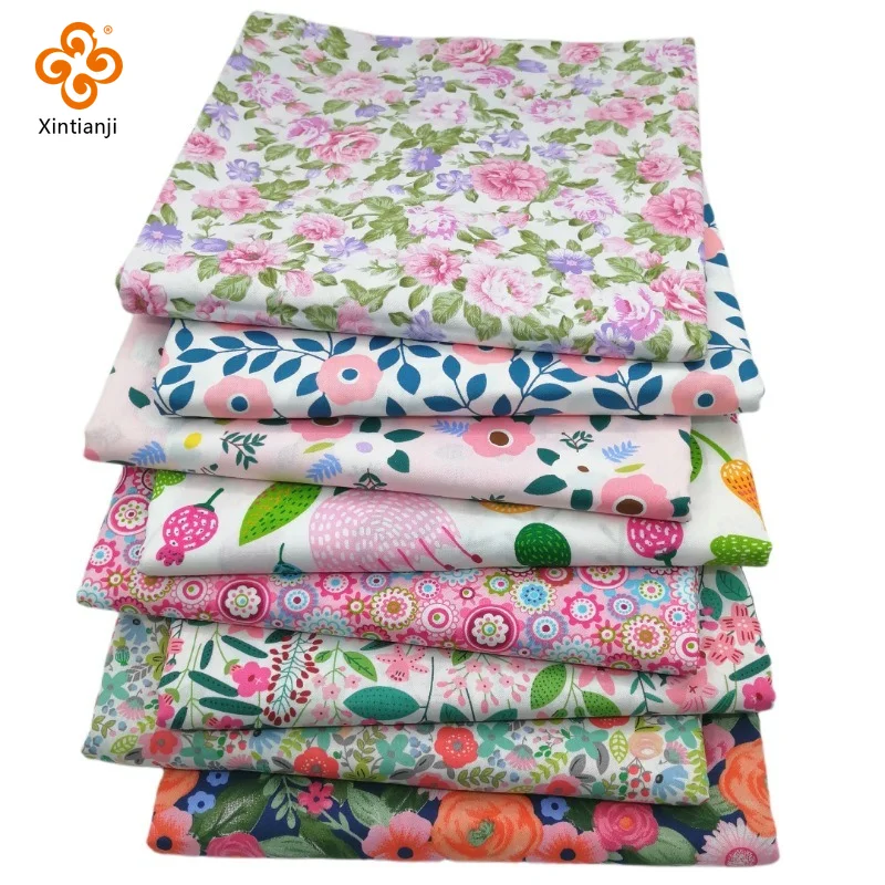 8pcs-Cotton-Twill-Printed-Patchwork-Fabric-Bundles-Quilt-DIY-Handmade-Material-for-Sewing-Apron ...