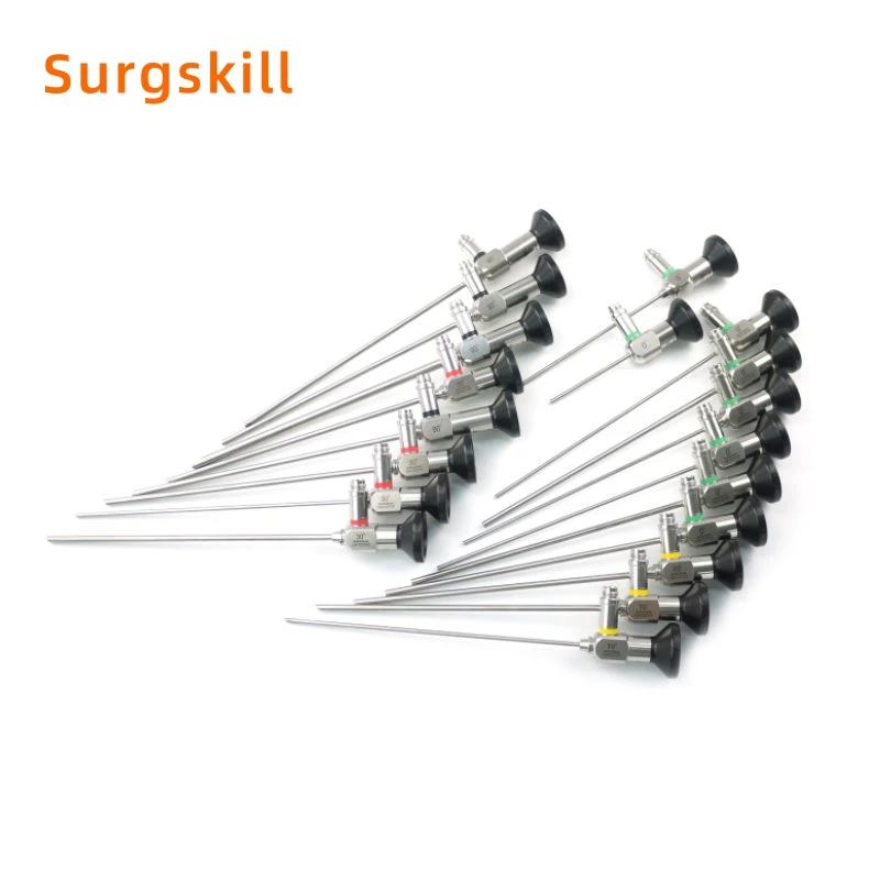 Endoscópio Rígido ORL 0/30/70/90 Graus 4mm 175mm Comprimento ...