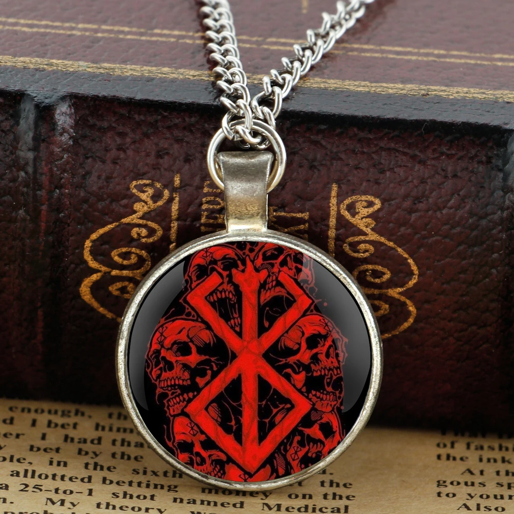 Berserk-Design-Glass-Dome-Pingente-Colar-para-Homens-e-Mulheres-J-ias ...