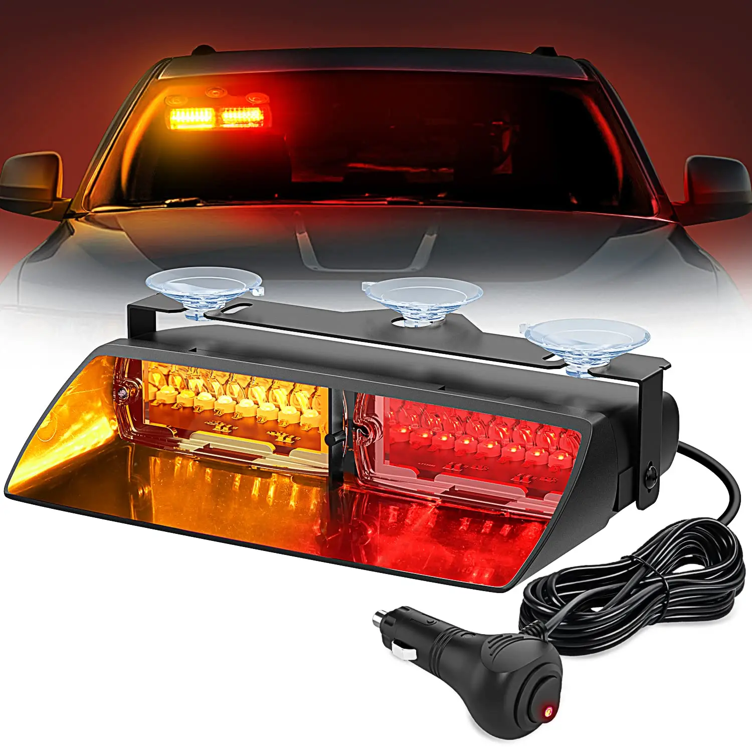 16led-Auto-Led-Stroboscooplamp-Politie-Lampjes-18-Model-Rood-Blauw ...