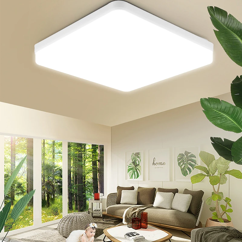 Square Led Ceiling Lights 23CM 30CM 220V Modern Ceiling Lamp for Living ...
