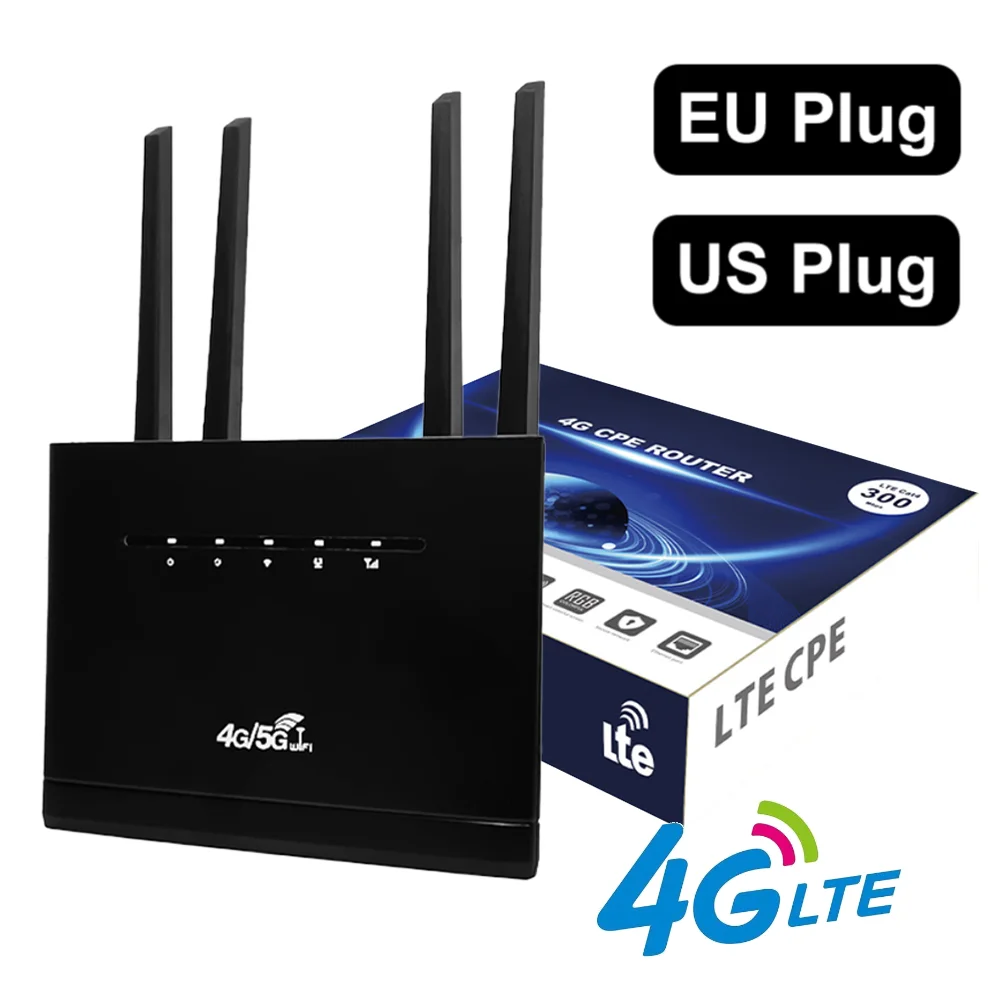 M-dem-enrutador-inal-mbrico-4G-CPE-300Mbp-4G-LTE-WIFI-Router-4-antena ...