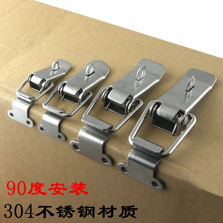 304-stainless-steel-buckle-padlock-lock-hardware-box-buckle-tower ...