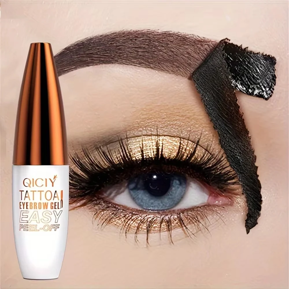 3 Color Semi Permanent Cream Peel-off Eyebrow Gel Quick-Drying Lasting ...