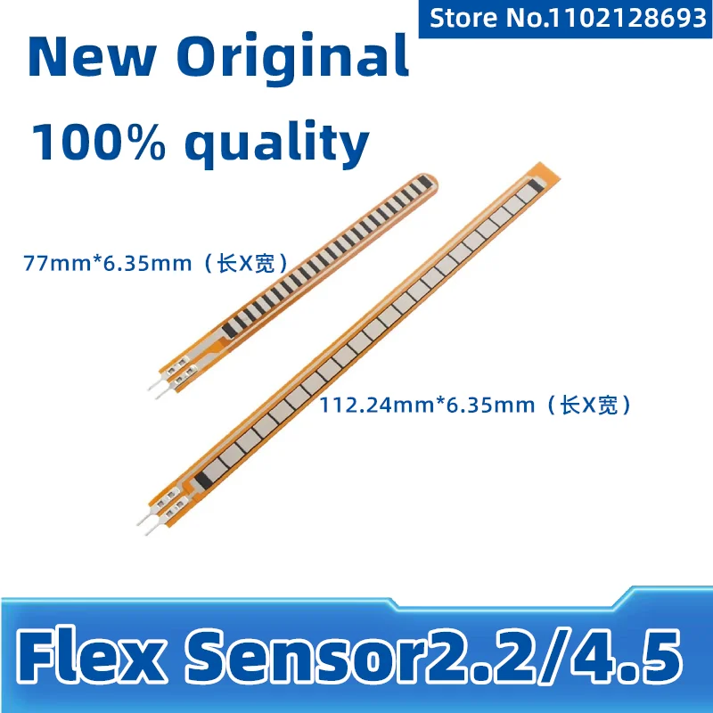 Original Flex Sensor 2.2 ，Bending Sensor Machine Electronic Hand Development Kit /Diy Electronic ...