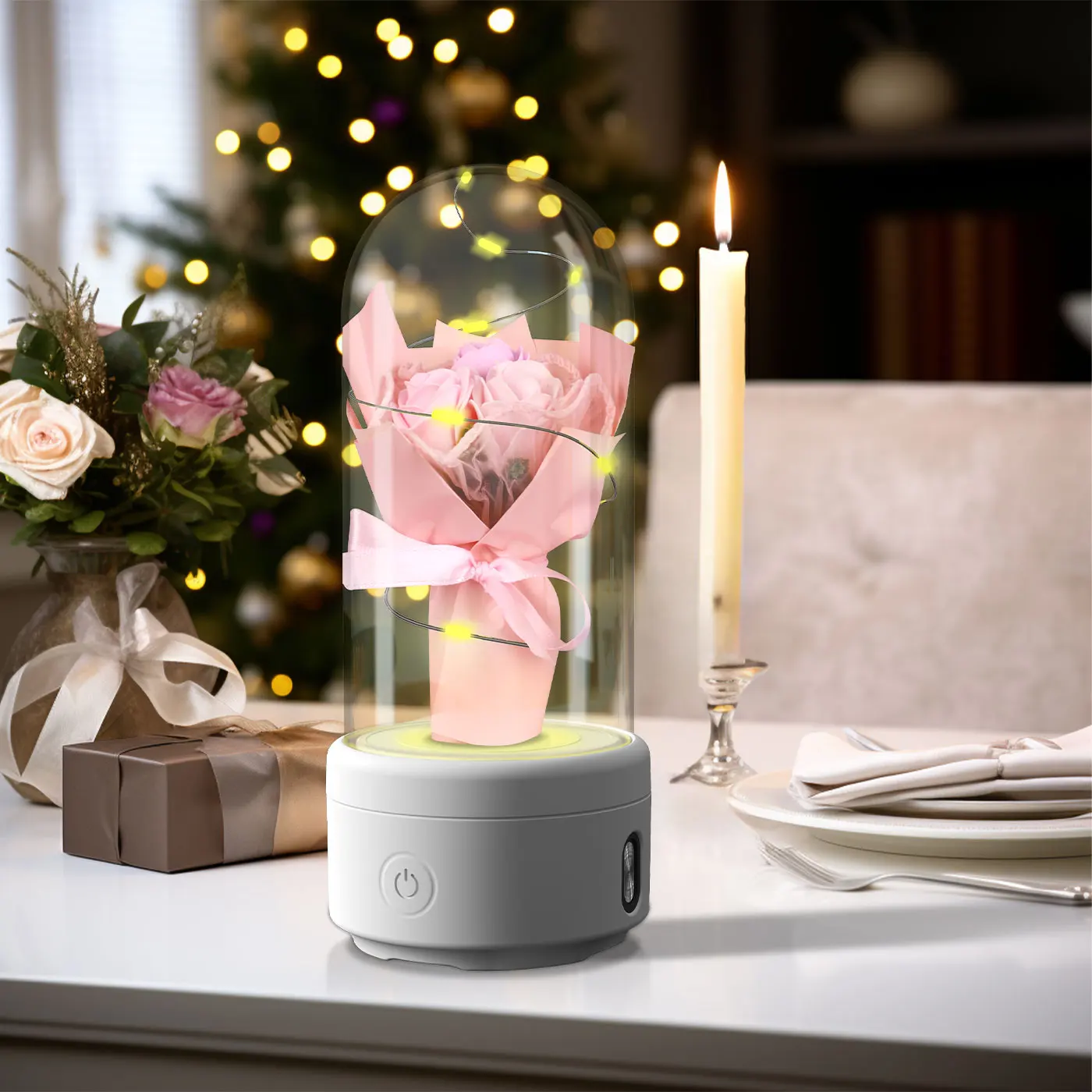 Creative-2-In-1-Bouquet-LED-Light-And-Bluetooth-Speaker-Mother-s-Day ...