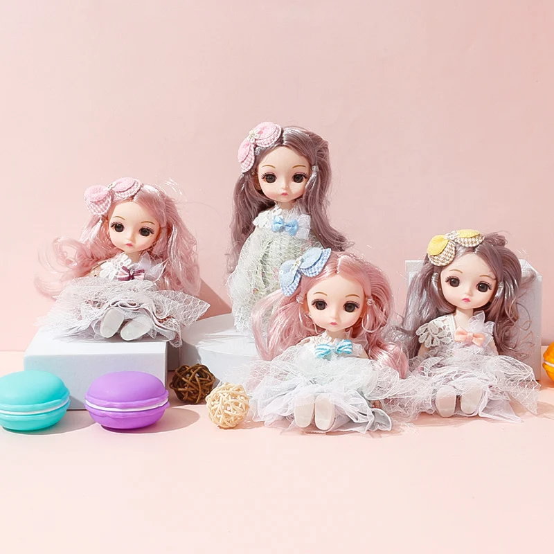 Small Dolls For Girls Movable Joints Dolls Toys For Girls Fashion Bjd ...