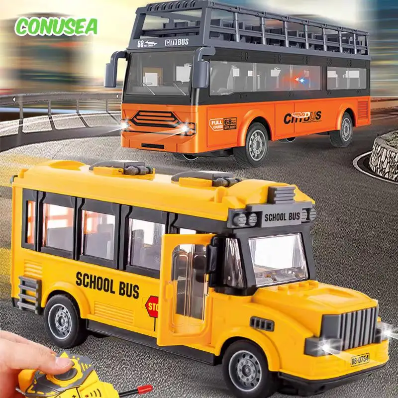 1-30-Rc-Bus-Remote-Control-Car-School-Bus-Ambulance-Tuck-Tour-Bus-Model ...