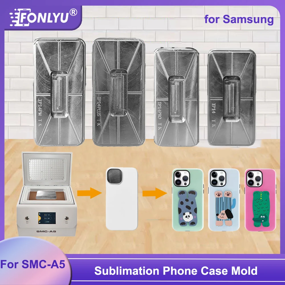 Fonlyu 3D Sublimation Vacuum Thermal Transfer Phone Case Printing DIY ...