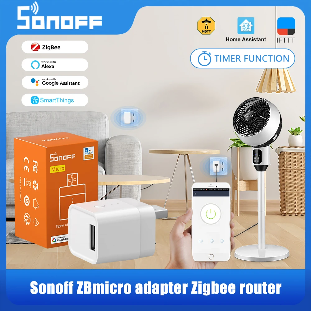 Sonoff Zbmicro Zigbee Micro Usb Intelligent Switch DC5-22V Timing USB 3 ...