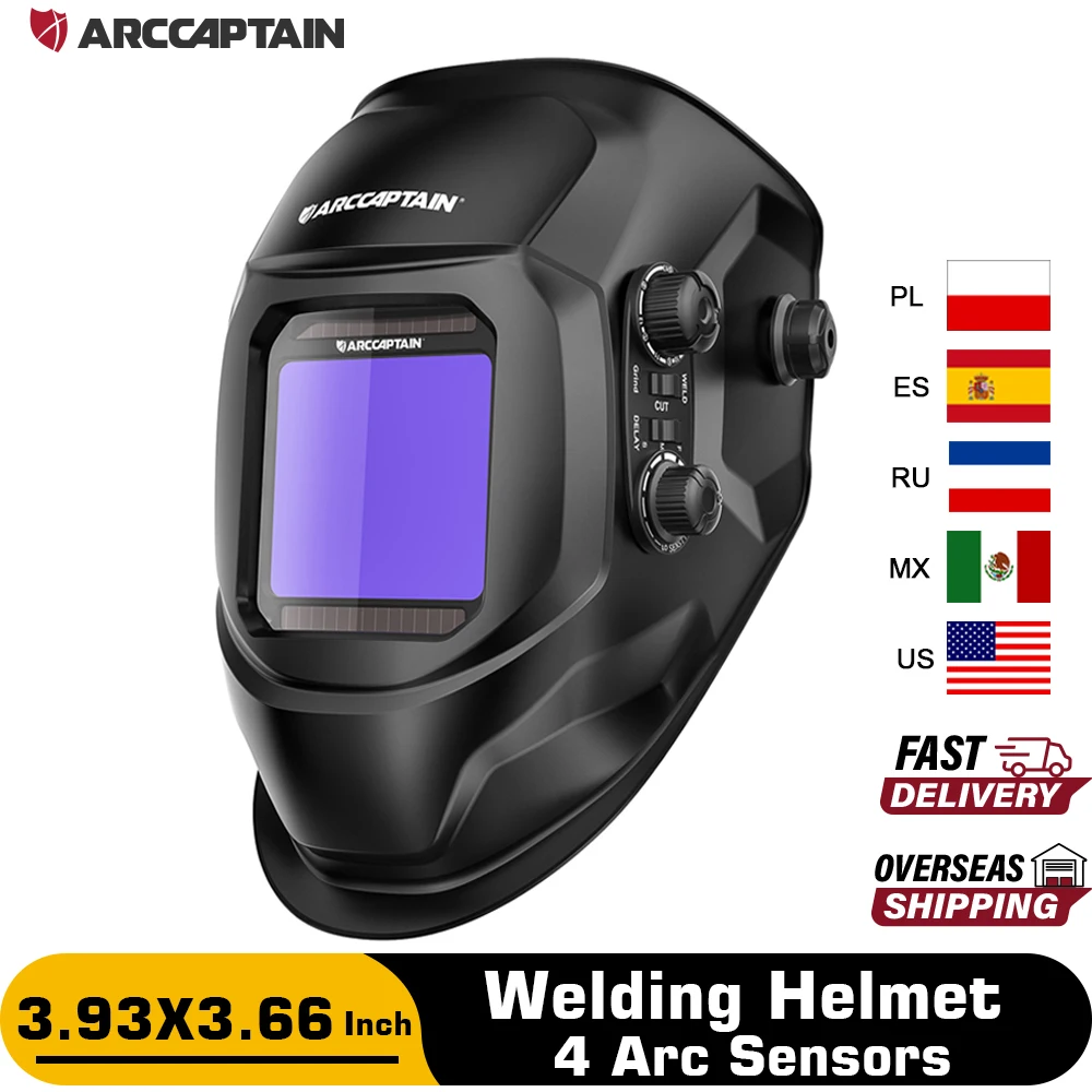 ARCCAPTAIN-Welding-Mask-MIG-MAG-TIG-Welding-Helmet-Face-Cap-Solar-Cell ...