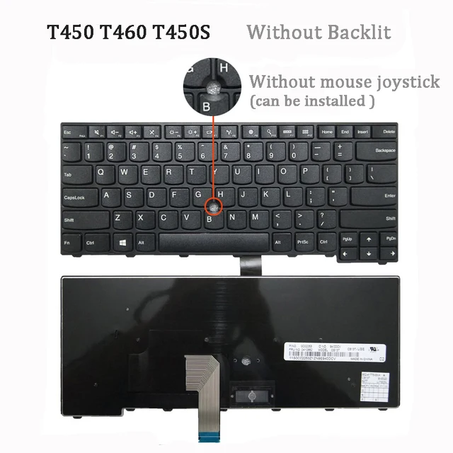 New ORIGINAL Laptop Keyboard For Lenovo Thinkpad T450 T460 T450S L440 ...