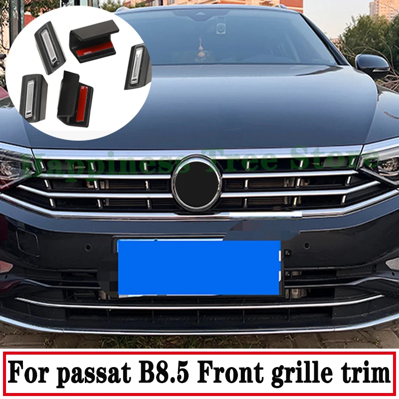 For Passat B8 5 Front Grille 2020 2021 2022 Body Kit Chrome Styling Vw