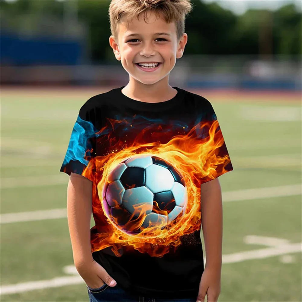 Children-s-Football-Shirt-Child-Boy-Girls-Clothing-from-6-To12-Years ...