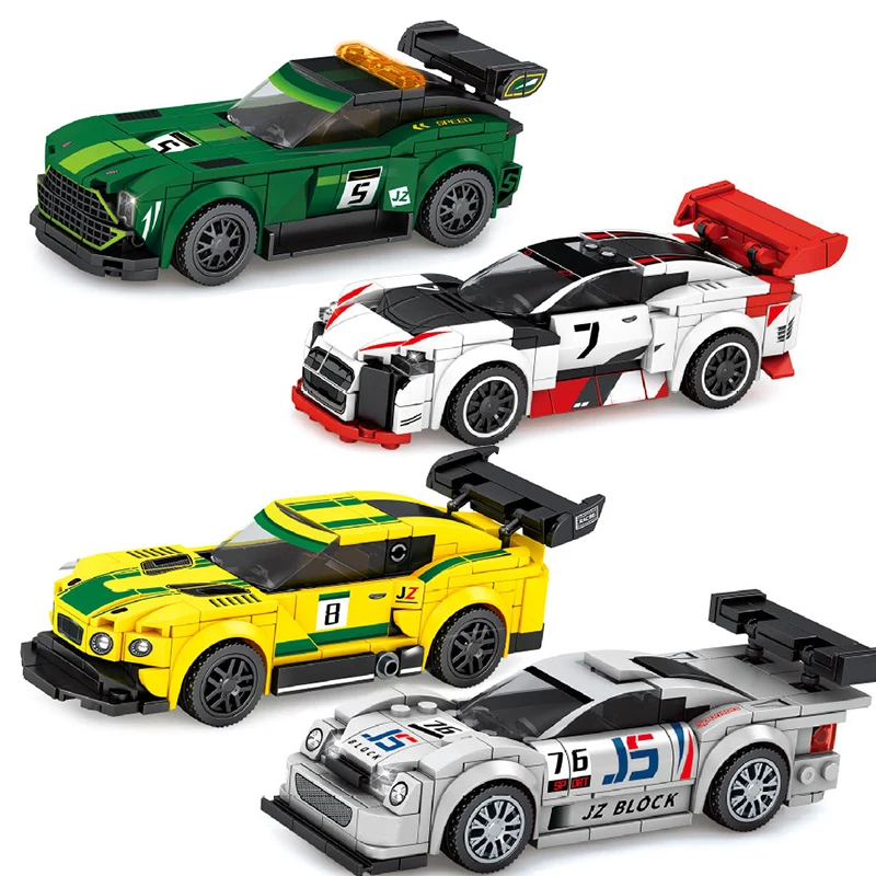 City Vehicle Speed Champion Racing Car Technique f1 Building Blocks ...