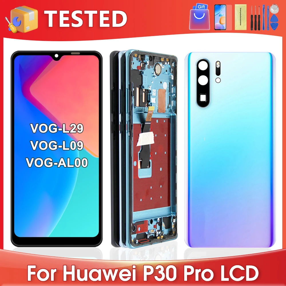 For HUAWEI P30 Pro Tested For P30Pro VOG-L29 L09 AL00 L04 AL10 LCD ...
