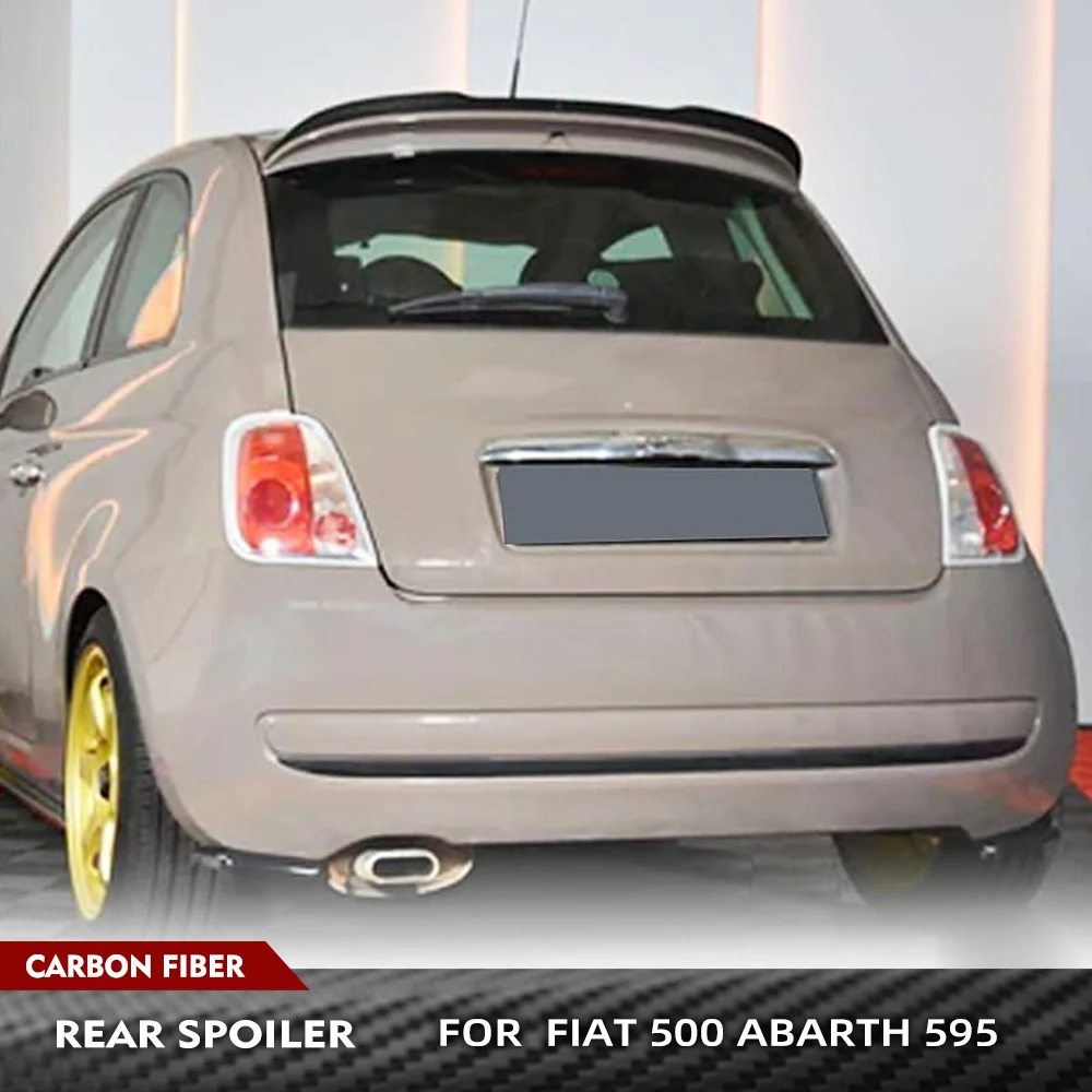 Car-Trunk-Racing-Spoiler-Fits-for-FIAT-500-Abarth-595-2010-2020-Real ...