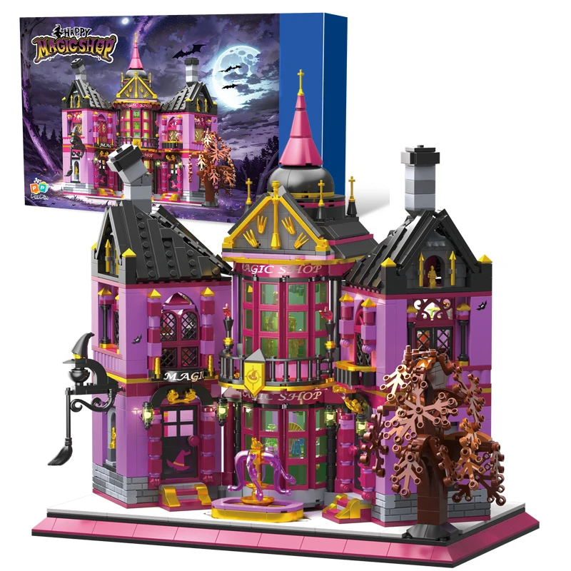 1366pcs-Magic-Castle-Building-Model-Medieval-City-Sets-Blocks-Toys-Kids ...
