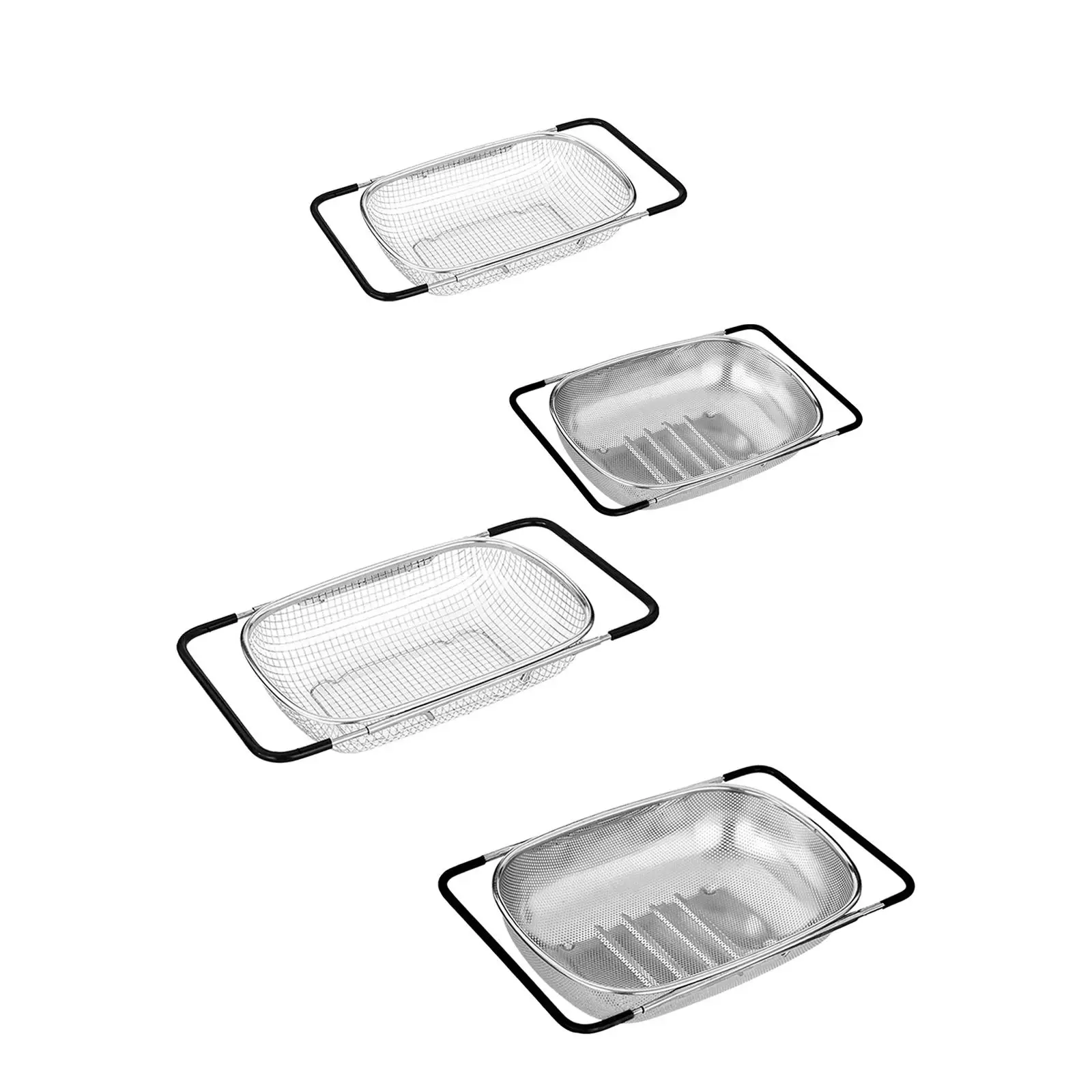 Sink-Draining-Basket-Extendable-Handle-Draining-Rack-Rectangular ...