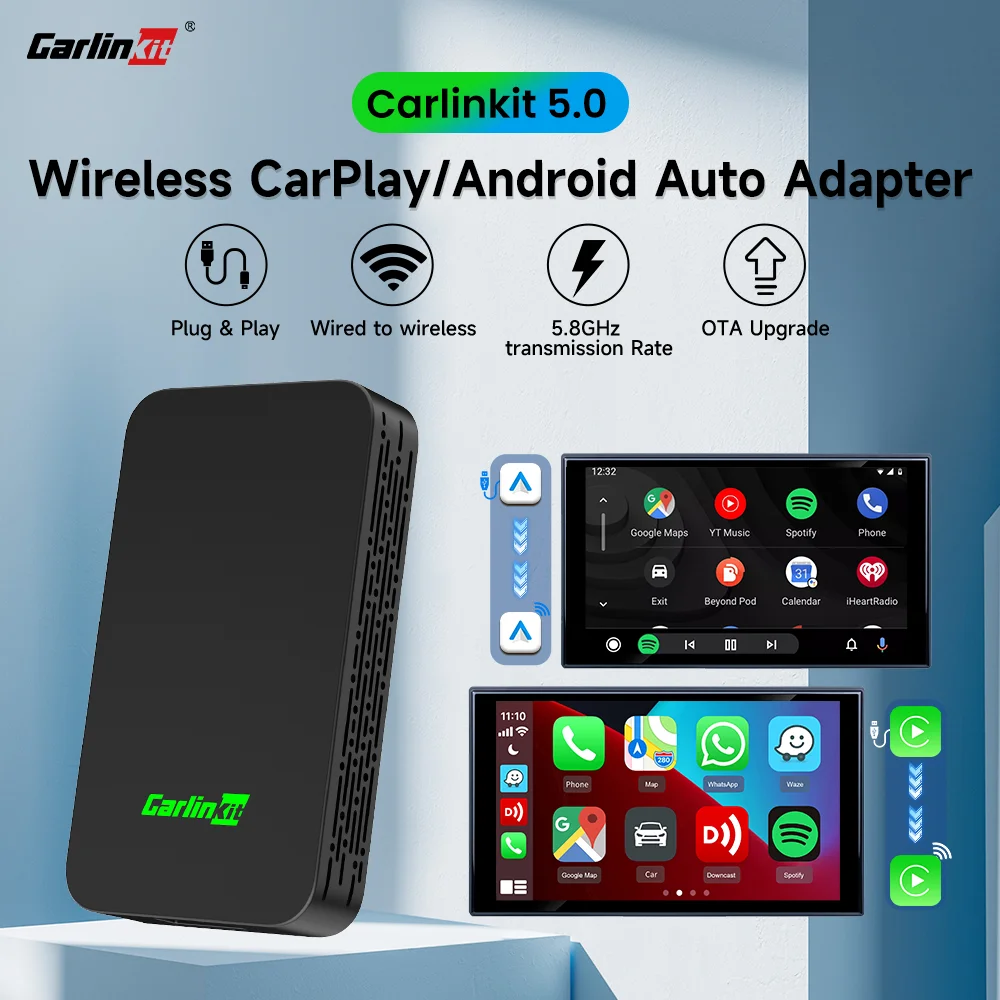 CarlinKit-5-0-CarPlay-Android-Auto-Wireless-Adapter-Portable-Dongle-for ...