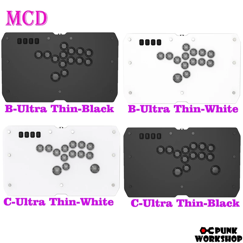 Punk Workshop Ultra Thin HitBox With 3 SOCD Mode Fighting Stick ...