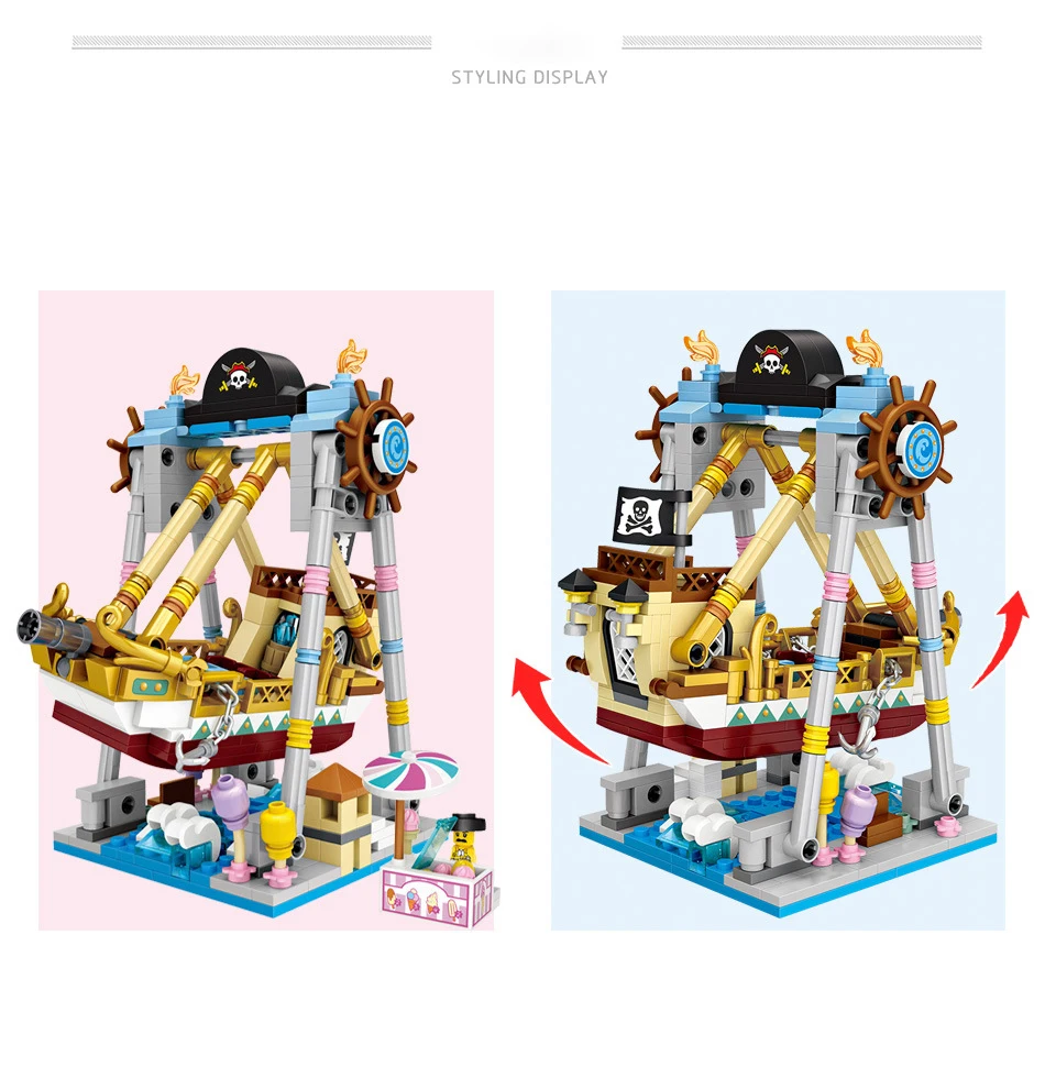 LOZ-Mini-Building-blocks-Amusement-Park-Building-Blocks-Toy-Children ...