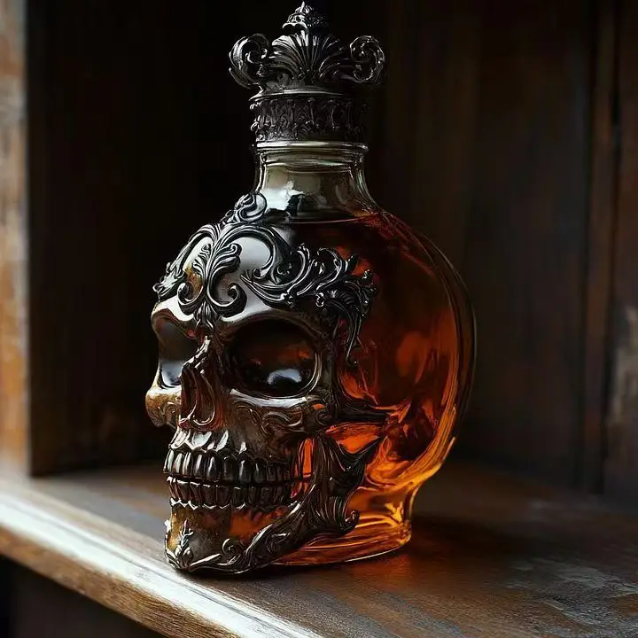 Gothic Skull-Shaped Alcohol Bottles: The Ultimate Statement Piece for ...