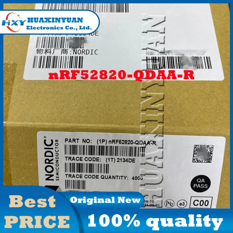 10PCS/LOT nRF52820-QDAA-R QFN nRF5 nRF52 nRF528 nRF5282 nRF52820 ...